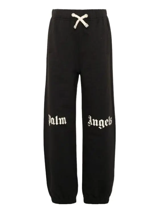 Palm Angels Logo-print Track Pants - Black