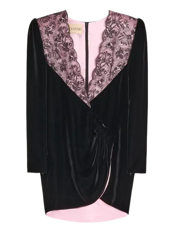 Valentino Garavani Long Sleeve Dress - Black