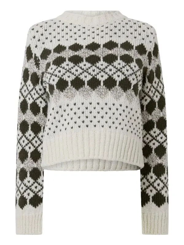 Max Mara Cropped Crewneck Sweater - No