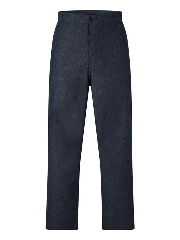 Prada Casual Straight-leg Trousers - Blue
