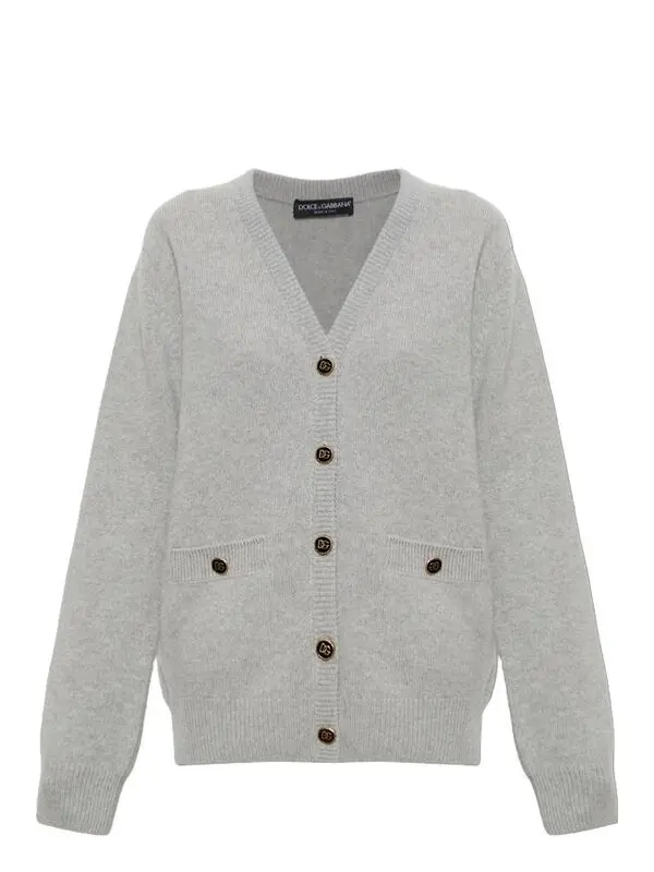 Dolce & Gabbana Long-sleeve Knit Cardigan - Grey