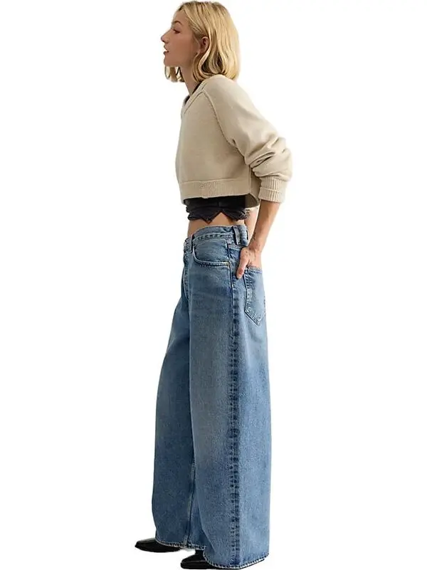 AGOLDE Rounded Baggy Jeans - Downplay