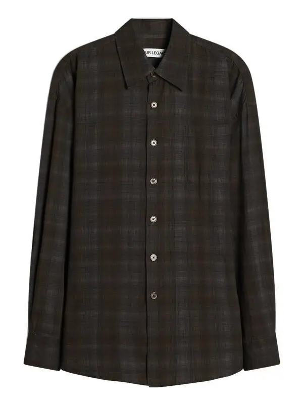 Our Legacy Check Print Borrowed Shirt - More