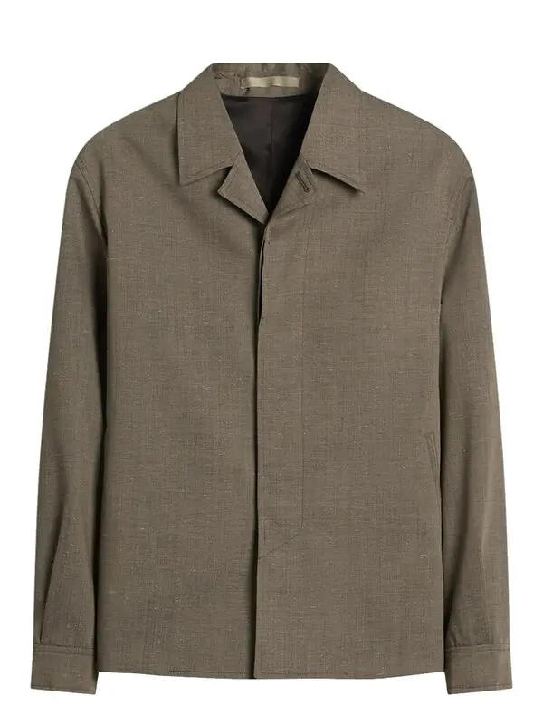 Our Legacy Flowy Fleck Wool Pack Blazer - Clay