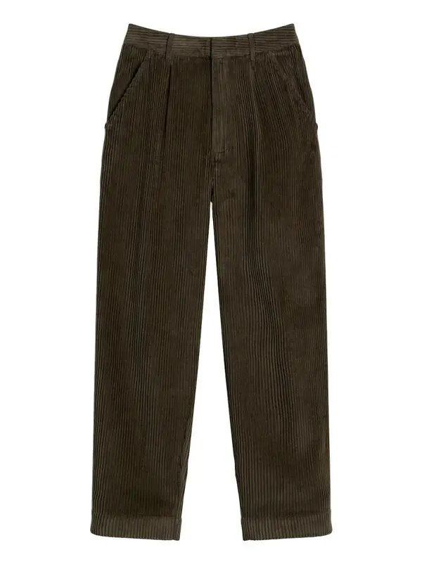 Folk Signal Pant - Deep Sage Chunky Cord