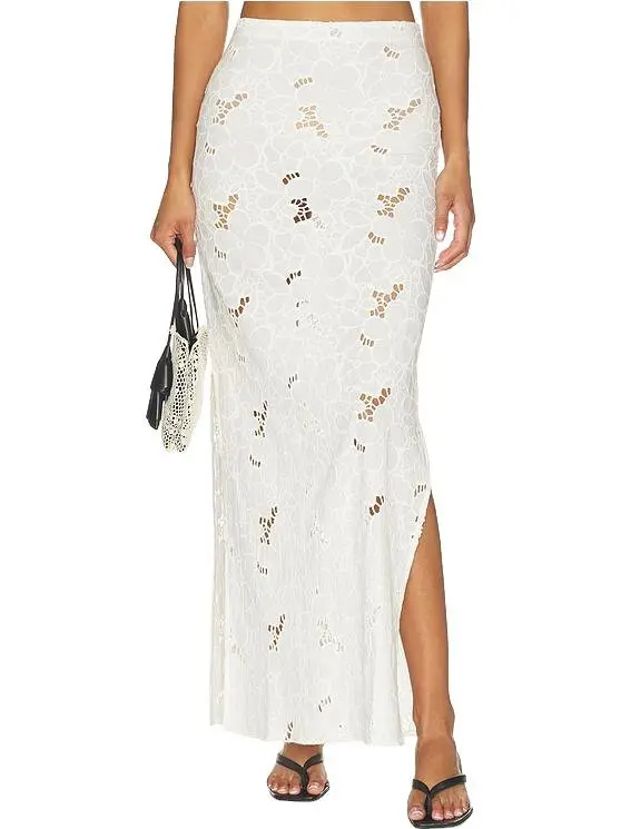 KETTEL ATELIER Killa Skirt - White