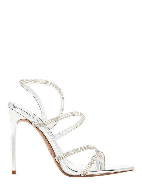 Steve Madden Sylo-r Metallic Sandal - Silver