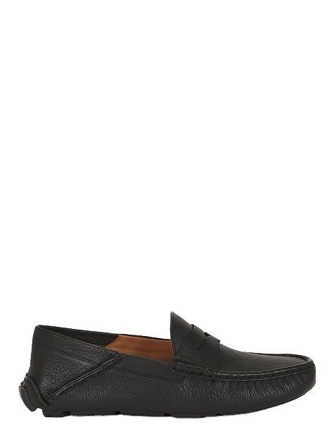 Polo Ralph Lauren Anders Collapsible Leather Penny Loafer - Black