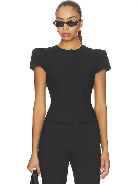 MORE TO COME Lianna Top - Black