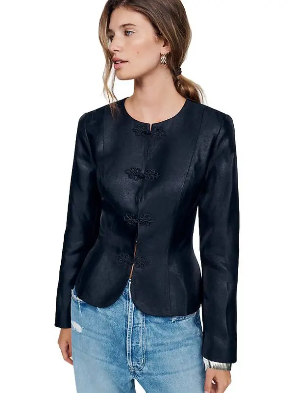 REFORMATION Regin Jacket - Black
