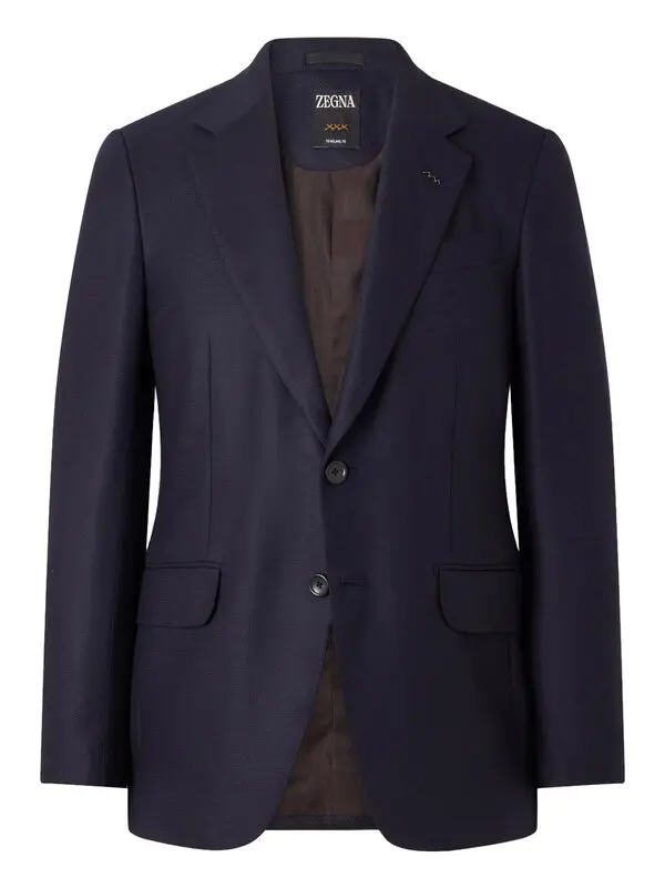 Zegna Wool Blazer - Blue