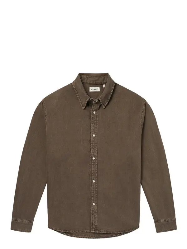 FRAME Denim Overshirt - Brown