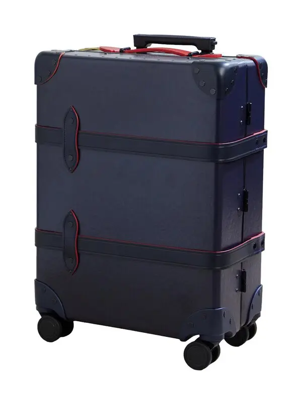 GLOBE-TROTTER 007 James Bond Thunderball Leather Carry-on Suitcase - Blue