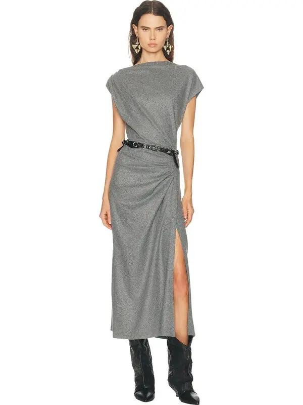 Isabel Marant Étoile Naerys Dress In Jersey - Grey
