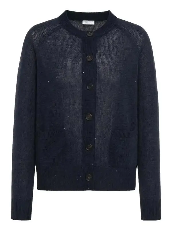 Brunello Cucinelli Long-sleeve Cardigan - Blue