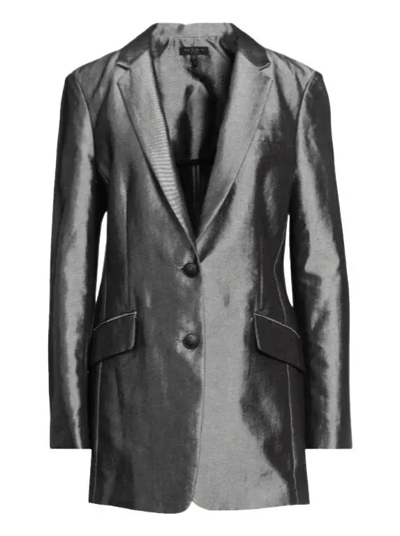Rag & Bone Denim-style Single-breasted Blazer - Grey