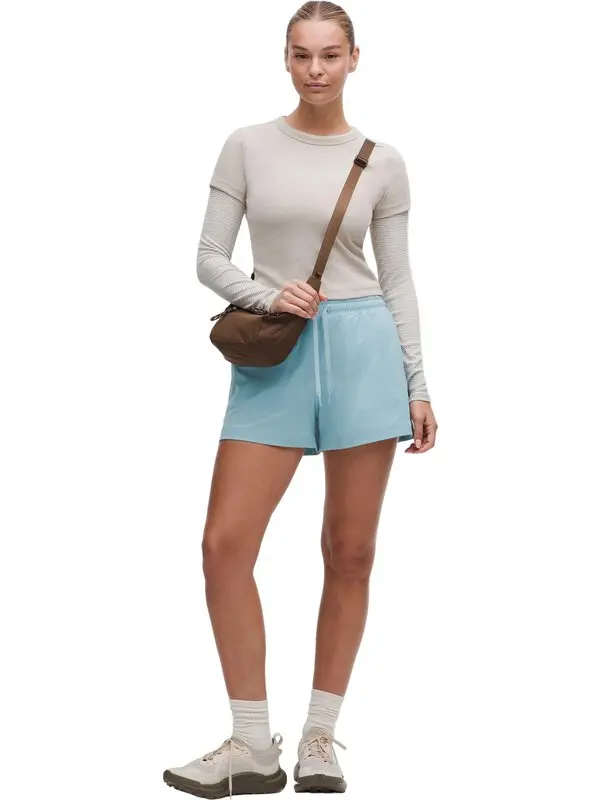 Lululemon Dance Studio Evolve High-rise Relaxed Short 3.5 - Seafoam