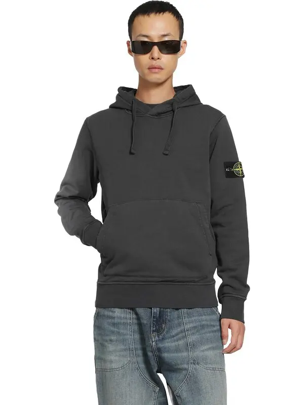 Stone Island Hooded Sweatshirt - Grey