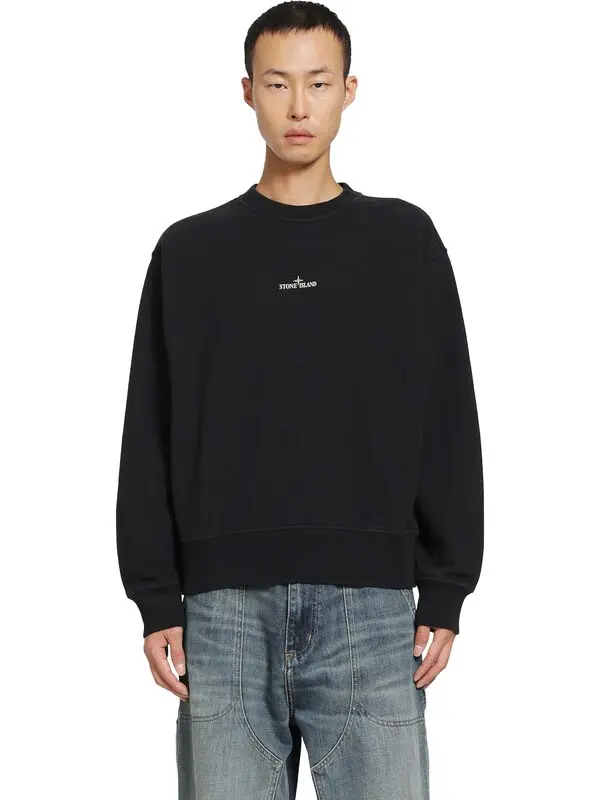 Stone Island 610039 Crewneck Sweatshirt - Black