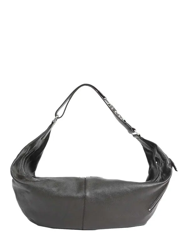LEMAIRE Large Quiver Clip Bag - Brown