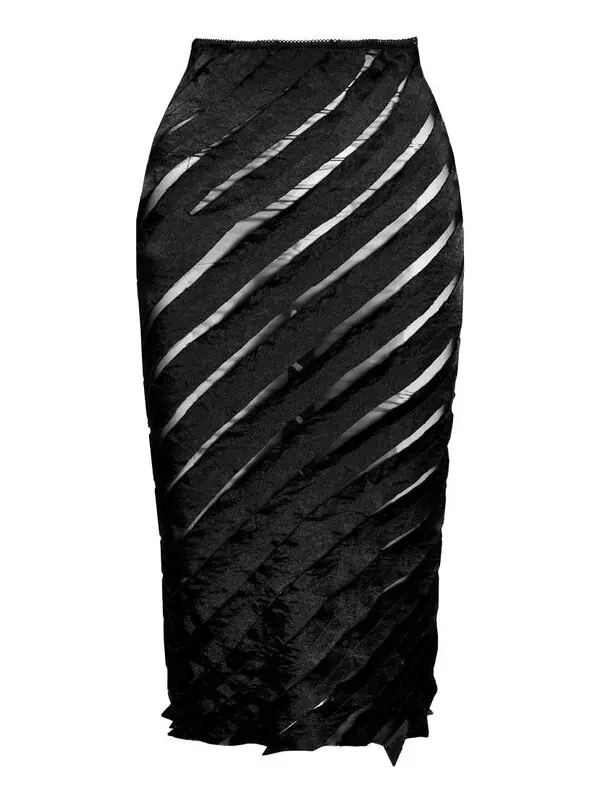 IOANA CIOLACU Spiral Skirt - Black