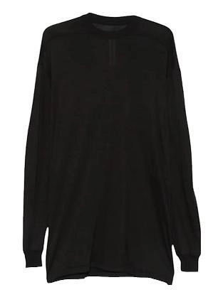 Rick Owens Rick's Jumbo Long Sleeve T-shirt - Black