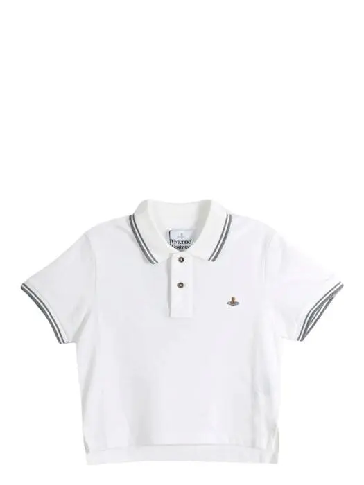 VIVIENNE WESTWOOD Mini Classic Polo Shirt - White