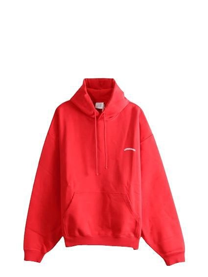 Vetements Lifeguard Oversized Hoodie - Red