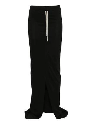 Rick Owens Soft Edfu Skirt - Black