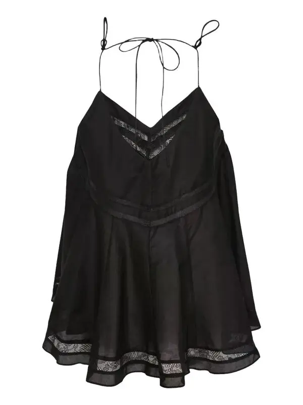 3.1 Phillip Lim Lace-trim Camisole Top - Black