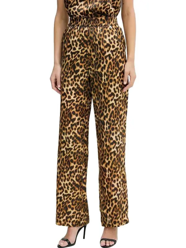 SILVIAN HEACH Animal-print Trousers - Neutrals