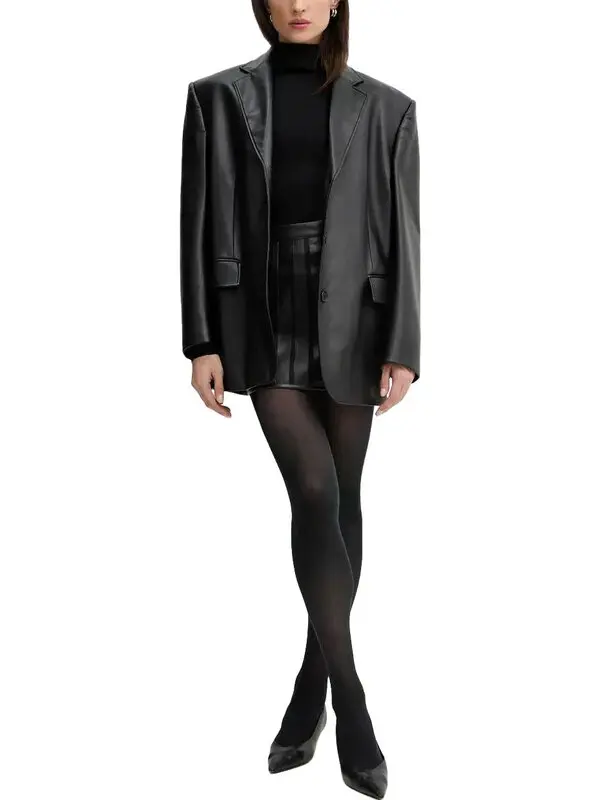 SILVIAN HEACH Striped Panel Skirt - Black