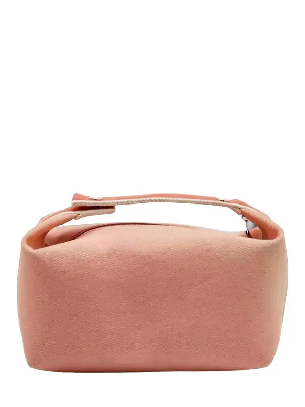 Hermès Bride-a-brac Toile H Canvas Makeup Bag - Orange