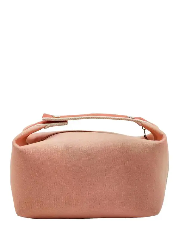 Hermès Bride-a-brac Toile H Canvas Makeup Bag - Orange