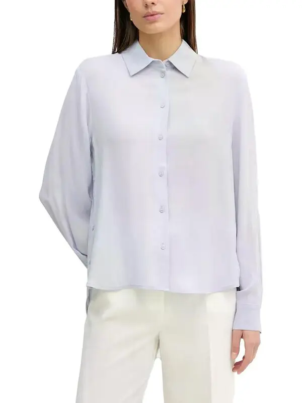 Sisley Classic-collar Shirt - Blue