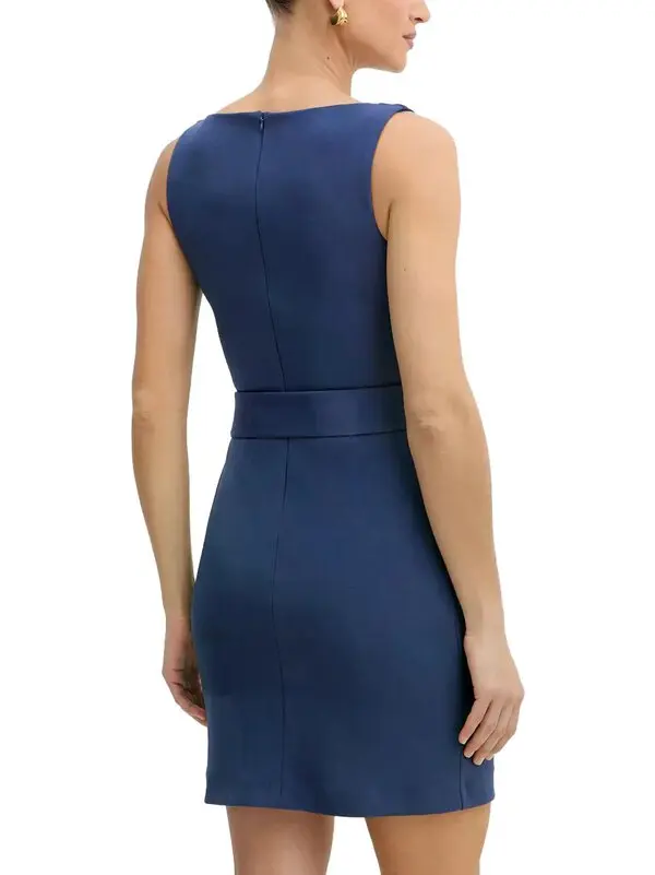 SILVIAN HEACH Belted Sleeveless Dress - Blue