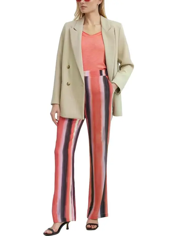 Sisley Striped Trousers - Pink
