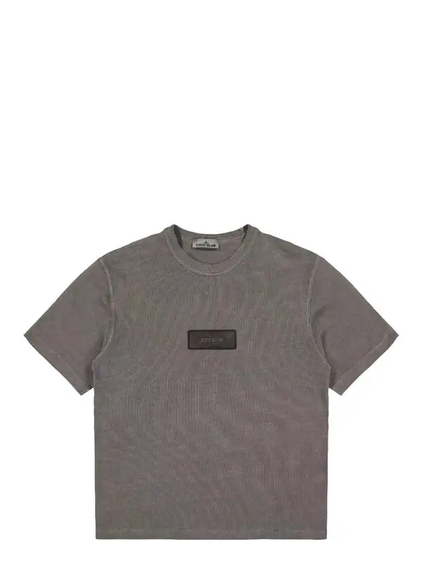 Stone Island 2100012 Mineral-dyed Heavy-cotton Jersey T-shirt - Grey