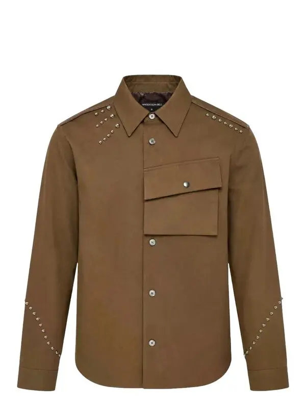 Andersson Bell Roghen Studded Shirt - Brown