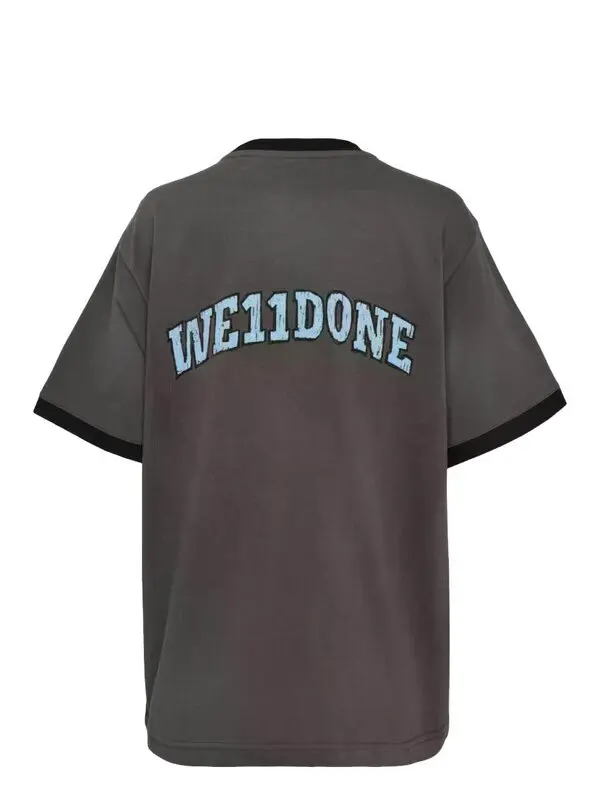 We11Done Doodle Teddy Charm T-shirt - Grey