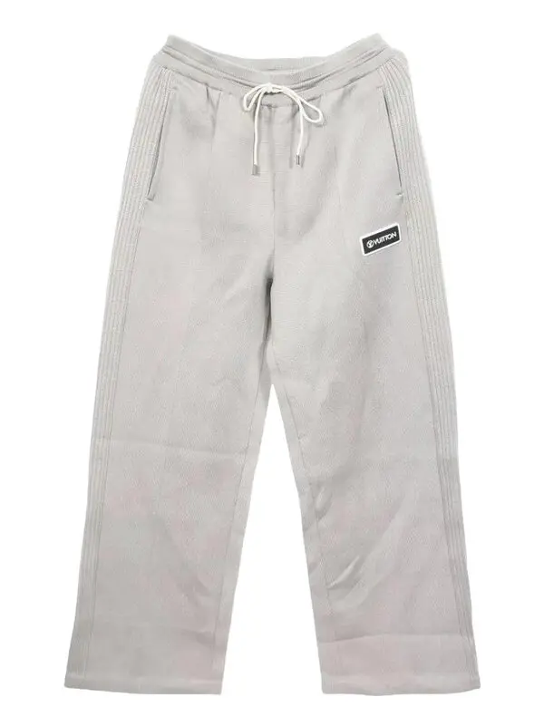 LOUIS VUITTON Logo-patch Track Pants - Grey