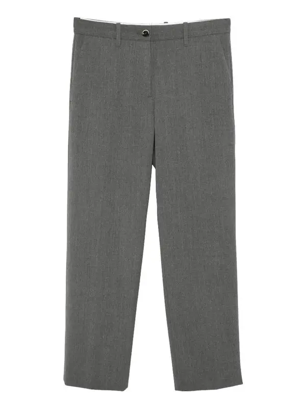 NINE:INTHE:MORNING Seraphine Straight-leg Trousers - Grey