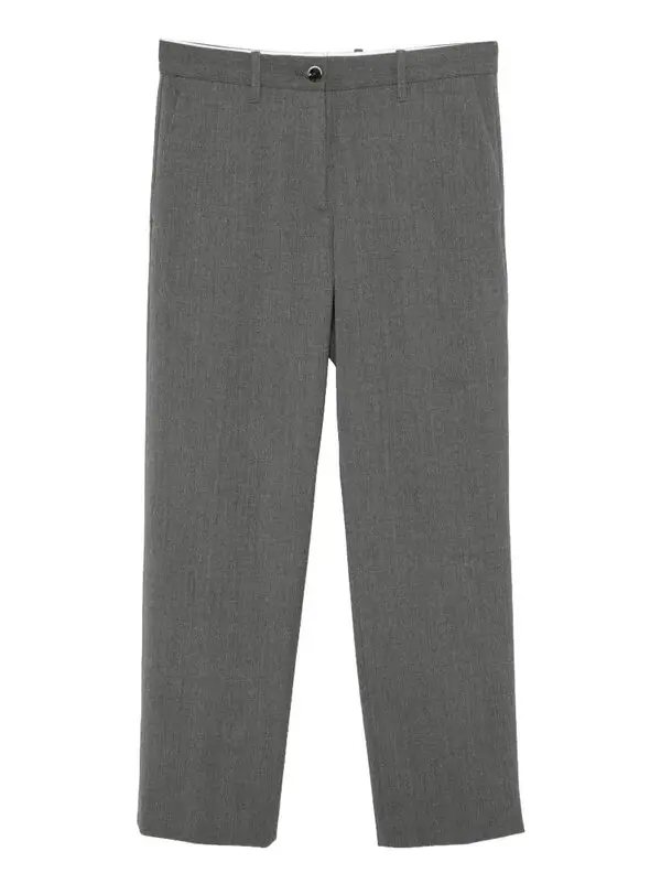 NINE:INTHE:MORNING Seraphine Straight-leg Trousers - Grey
