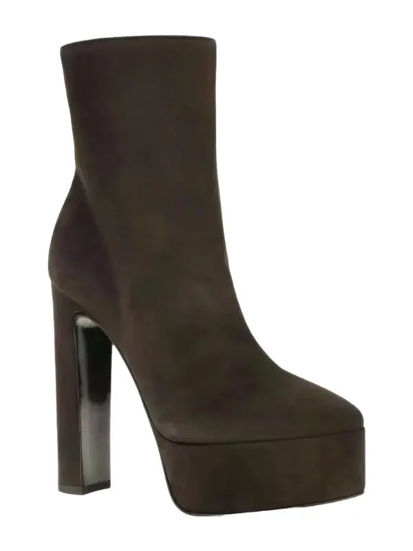 LE SILLA Nora Platform Ankle Boots - Brown