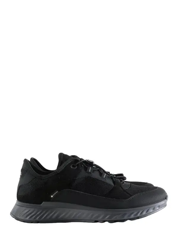 Ecco Exostride Gore-tex Panelled Sneakers - Black