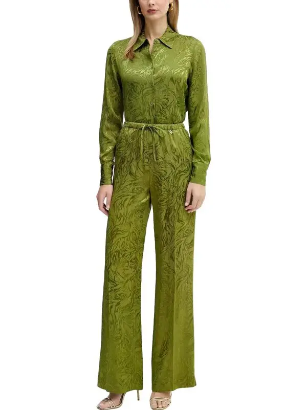 SILVIAN HEACH Patterned Button-fastening Shirt - Green