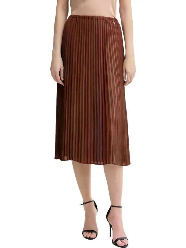 SILVIAN HEACH Pleated Skirt - Brown