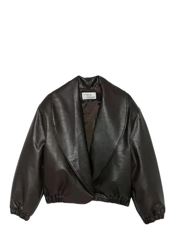 Source Unknown Eleni Bomber Jacket - Brown