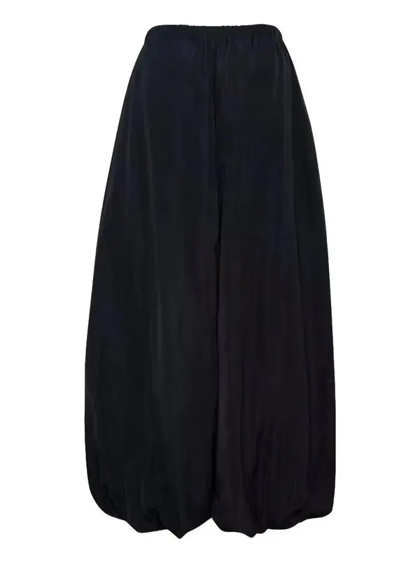ENFOLD Enfölld Tucked Balloon Cropped Trousers - Blue
