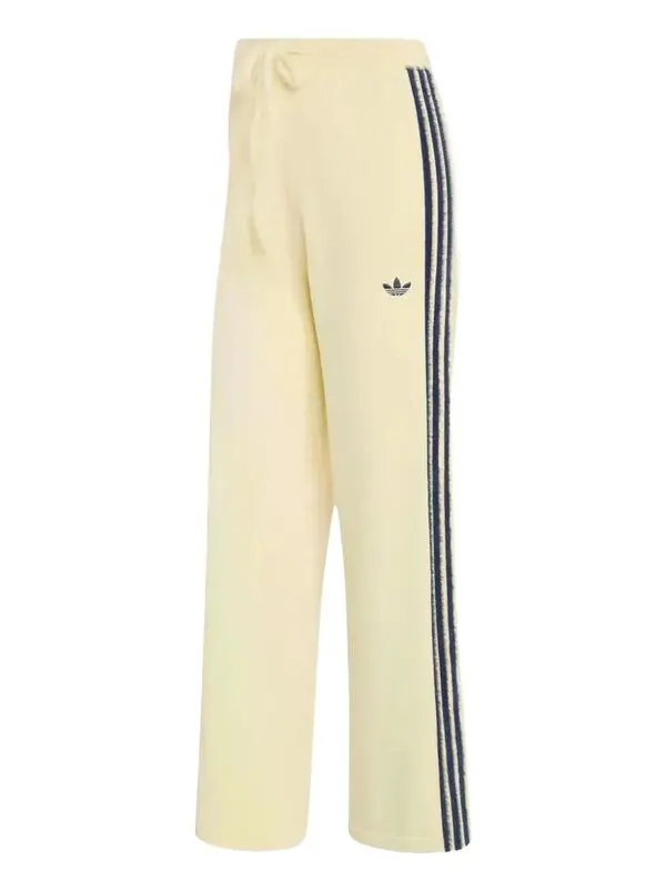 Adidas Knit Firebird Track Pants - Yellow